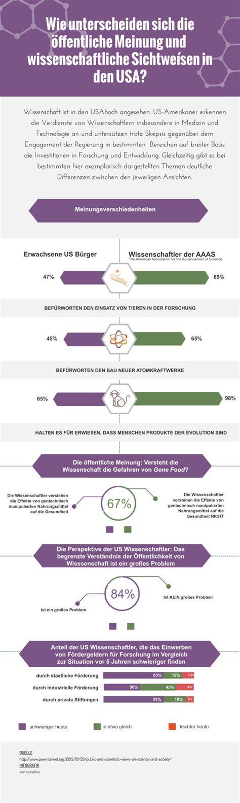Infografik Meinungsumfrage Scinelion