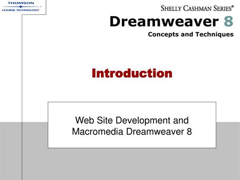 Ppt Web Site Development Essentials Learn Dreamweaver 8 Powerpoint Presentation Id623185
