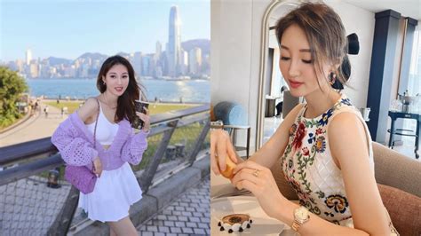 33歲前港姐何艷娟貴氣逼人！白色bra若隱若現惹人遐想 離婚後躋身上流社交圈變名媛