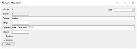 Maya Cipher System By James Pate Williams Jr Numerical Explorations