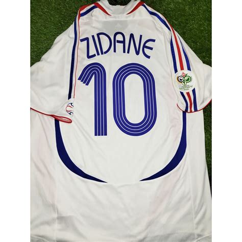 Adidas Zidane France 2006 World Cup Final Soccer Jersey Shirt Xl Grailed