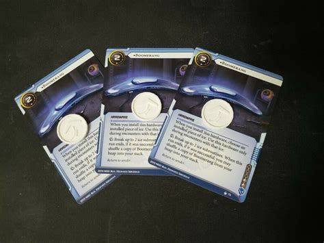 Free 3d File Netrunner Boomerang Token・3d Print Model To Download・cults