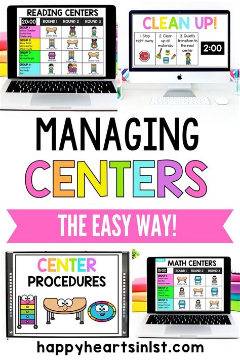Center Rotation Slides For Reading And Math Digital Center Rotation Board Timers Kindergarten
