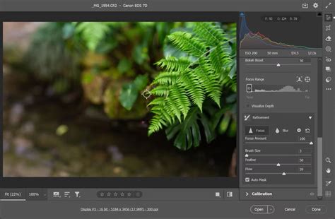 why is lens blur a photoshop tool used for artistic photo editing