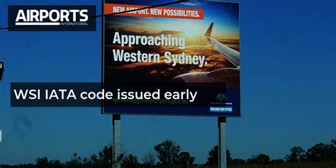 Wsi Iata Code Issued Early