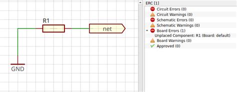 Schematic Editor Raise A Warning If One Net Is Connected To Only One Pin Issue
