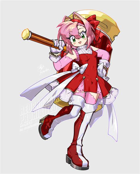 Amy Rose Sonic Drawn By Kamotamomokomati Danbooru