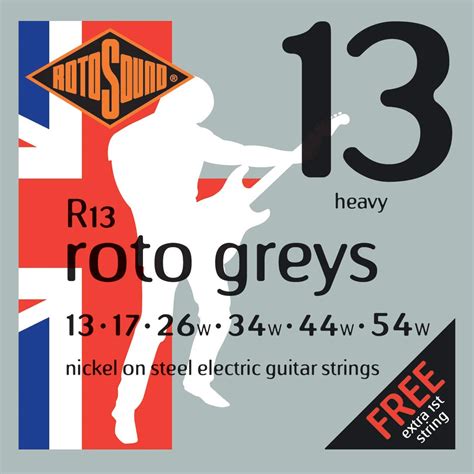 Rotosound Grey Nickel Electric Guitar Strings 13 54 Heavy Guitar Anatomy
