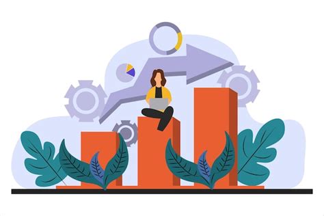 Premium Vector Business Strategy Flat Illustration Design