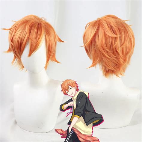 Shinonome Akito Orange Cosplay Wig Project Sekai Colorful Stage Heat