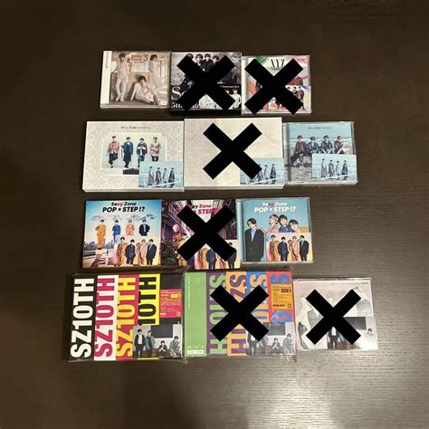 Sexyzone アルバムcd 7枚セット まとめ売り1枚中身なし メルカリ