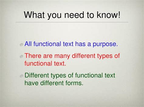 PPT Functional Text PowerPoint Presentation Free Download ID