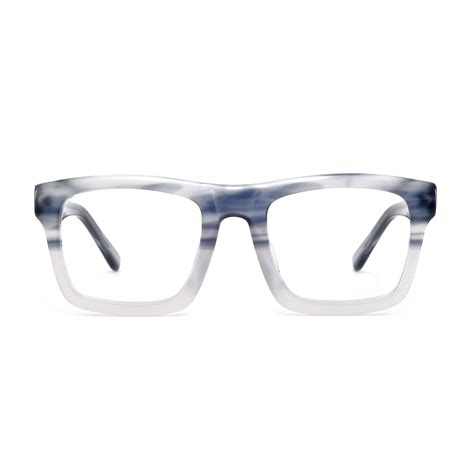 Tess Acetate Square Eyeglasses Prime Particle
