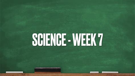 Cc Cycle 1 Week 7 Science Youtube