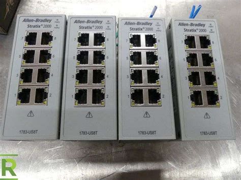 4 Allen Bradley Stratix 2000 Managed Ethernet Switch Roller Auctions