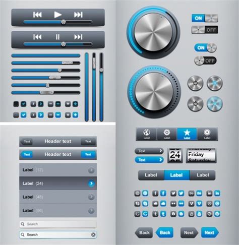 18 IOS UI PSD Images App For IOS 7 IPad UI Designs IOS 7 UIKit And IOS UI Design