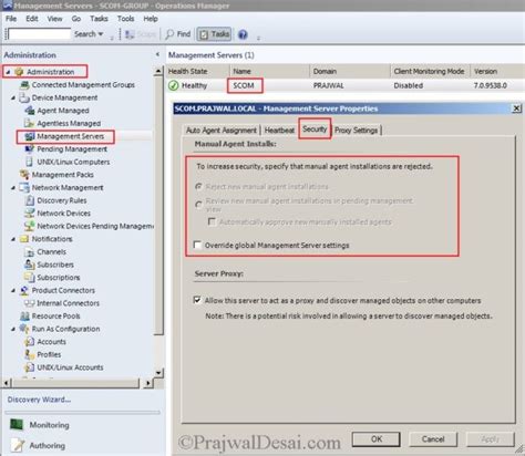 install scom agent using command line