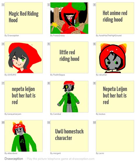 Magic Red Riding Hood Drawception