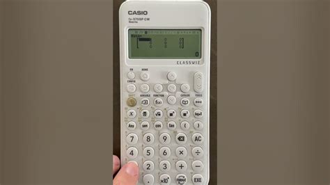 Matriz Inversa Calculadora Casio Fx 570sp Cw Y Fx 991 Shorts Casio