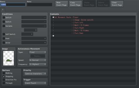Stopping Player From Moving During An Event Rpg Maker Forums