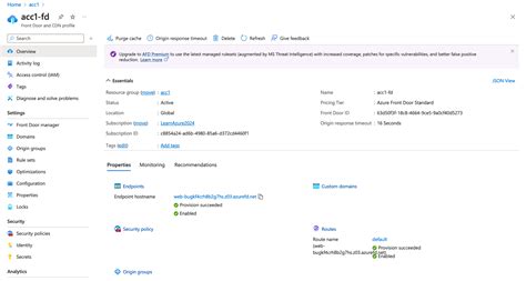 Host Static Website Through Storage Account And Azure Front Door Using Terraform