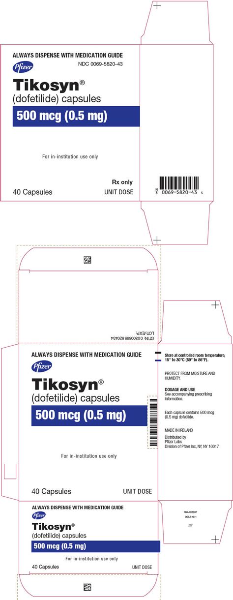 Tikosyn Package Insert