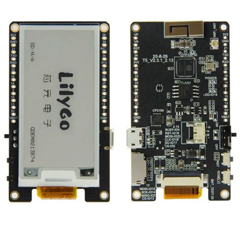 ESP32 LilyGO T5 V2 3 1 E paper wyświetlacz 2 13 SSD1680