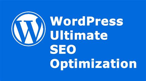 WordPress SEO Optimization YouTube
