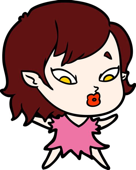 Cute Cartoon Vampire Girl 44288326 Png