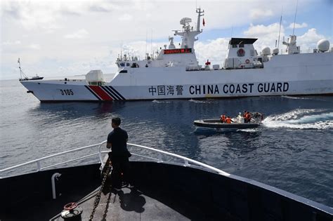 Philippines Aims To Take Back Shoal From China Coast Guard Says