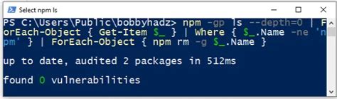 How To Uninstall All Npm Packages With One Command Bobbyhadz