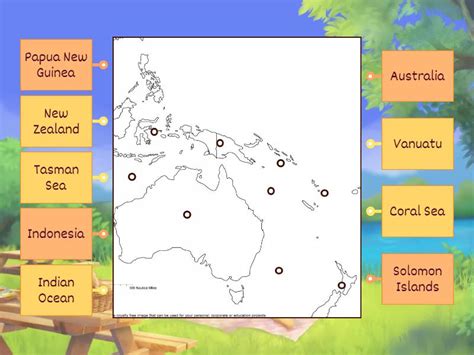 Pacific Realm Australia And Oceana Th Grade Labelled Diagram