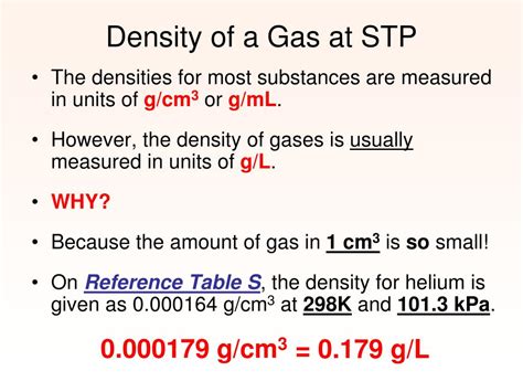 PPT Density Of A Gas At STP PowerPoint Presentation Free Download ID 6887834