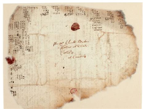 Isaac Newtons Notes On Pyramids Apocalypse Sell For 500000