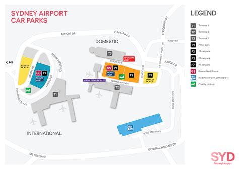 Sydney Airport Map Arrivals Airport Map Sydney Airpor