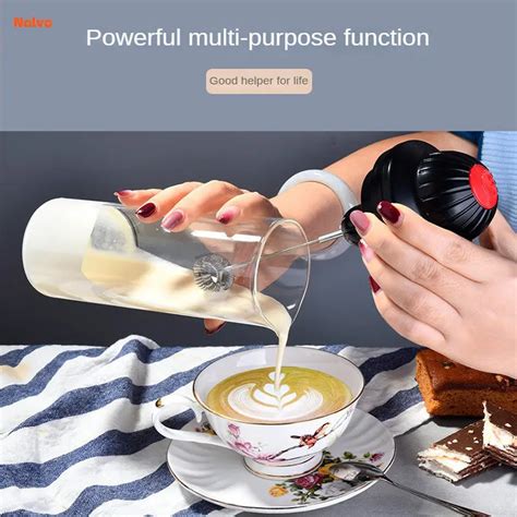 휴대용 가정용 우유 거품기 전기 커피 주전자 컵 메이커 믹서 도구 주방 티몬