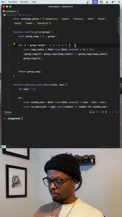 Shuffling An Array In Javascript Coding Developer Softwaredevelopment Javascript Youtube