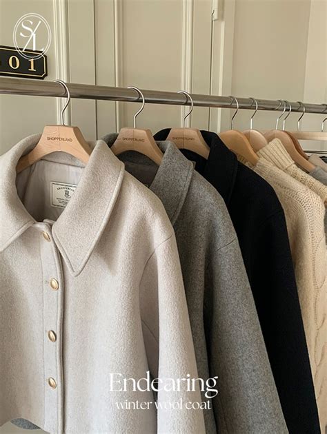 쇼퍼랜드 당일발송[landmade 울90]랜디어링 골드 울 숏 코트 자켓 3color 코트 트위드 셋트 트위드자켓
