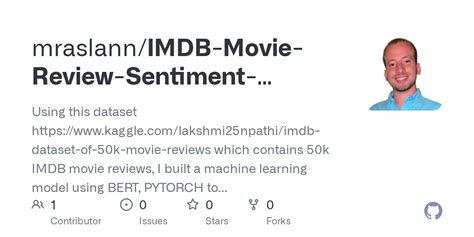 Github Mraslannimdb Movie Review Sentiment Analysis Using This