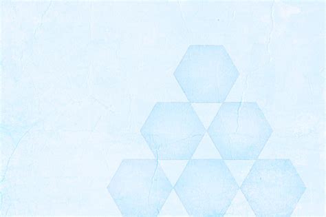 밝은 빛 하늘색 그런지 질감 퇴색 풍화 번진 수평 벡터 배경 작은 육각형 모양의 연결된 그리드 패턴 텍스트에 대한 복사 공간