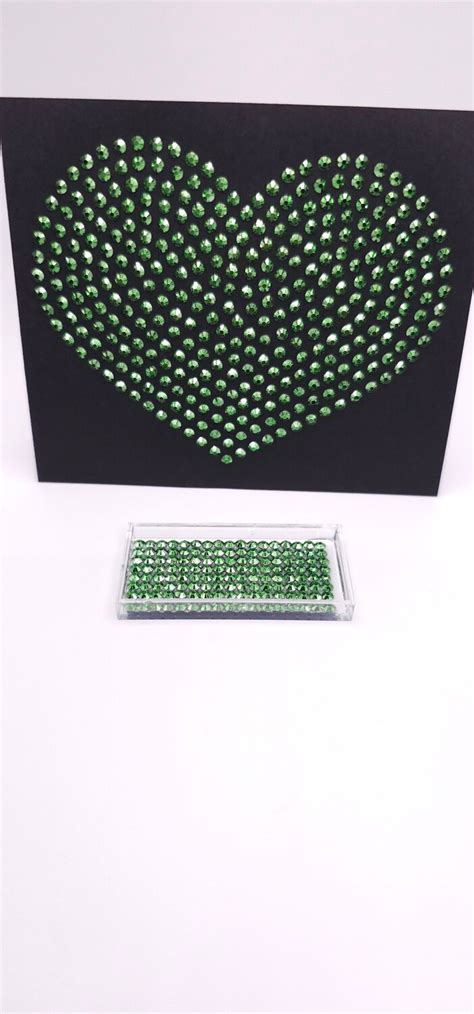 250 Gross Hotfix Green Chrome Rhinestones