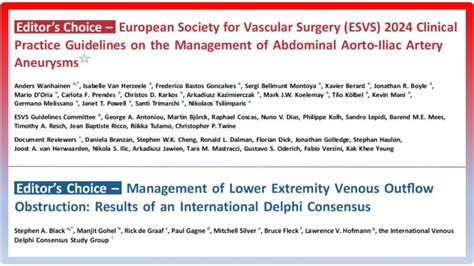 European Journal Of Vascular And Endovascular Surgery On Linkedin