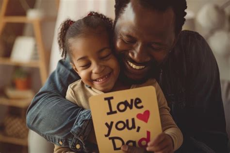 Premium Photo Father Sharing A Loving Moment With Daughter Holding A
