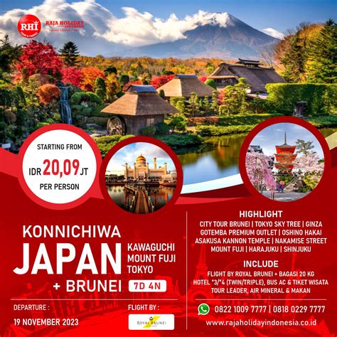 Paket Tour Jepang, Liburan & Wisata Tokyo Murah 2023