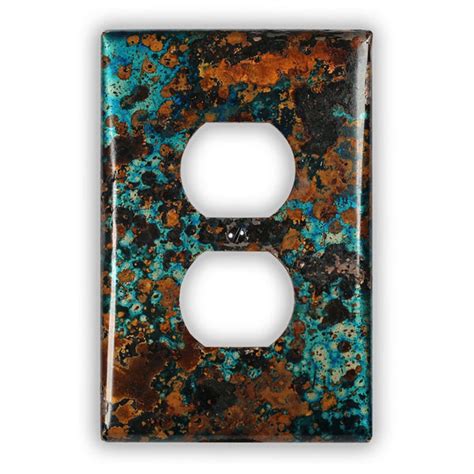 Mystic Topaz Copper 1 Duplex Wallplate