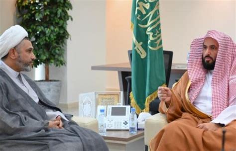 وزير العدل يستقبل قاضي الأوقاف المشيخص ويؤكد على سرعة الفصل في