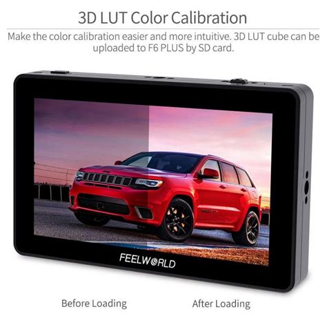 FeelWorld F6 PLUS V2 6 Inch 3D LUT Touch Screen DSLR Camera Field ...