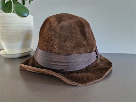 Tonak Brown Felt Hat Soviet Era Felt Hat Vintage Brown Hat Made In