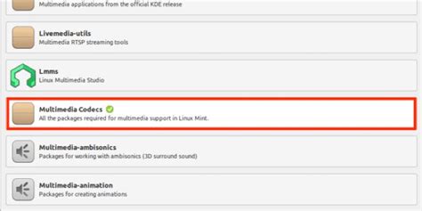 how to install multimedia codecs on linux mint