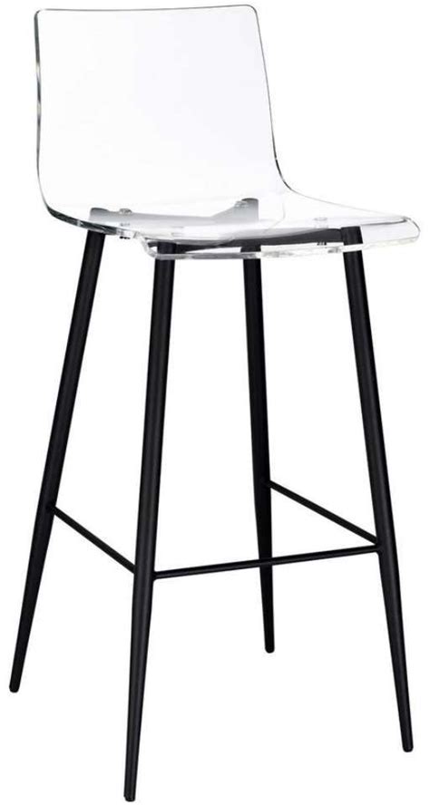 Progressive® Furniture A La Carte Blackclear 39 Bar Stool Big Sandy